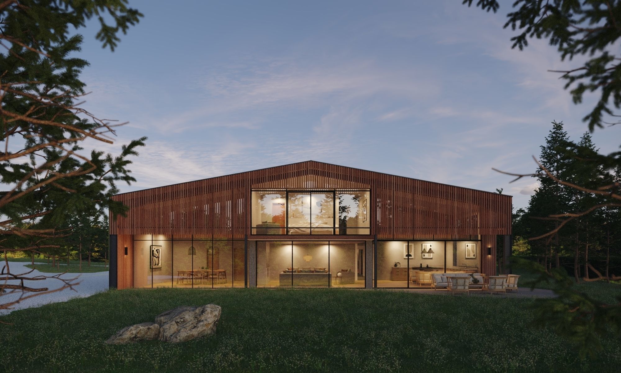 Exterior Archviz 3Ds Max Model Corona 9 3D model | CGTrader