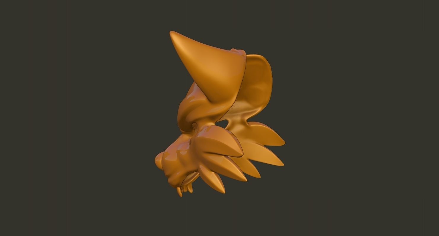 Fox Mask 3D model 3D printable | CGTrader
