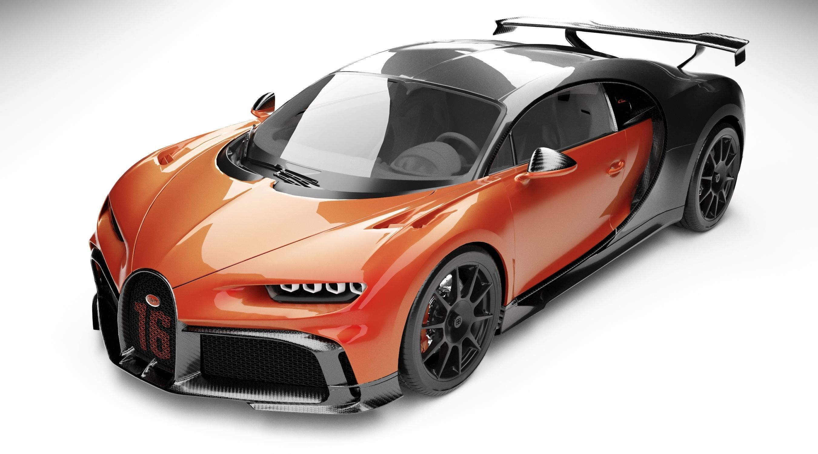 Bugatti Chiron Pur Sport 3D model | CGTrader