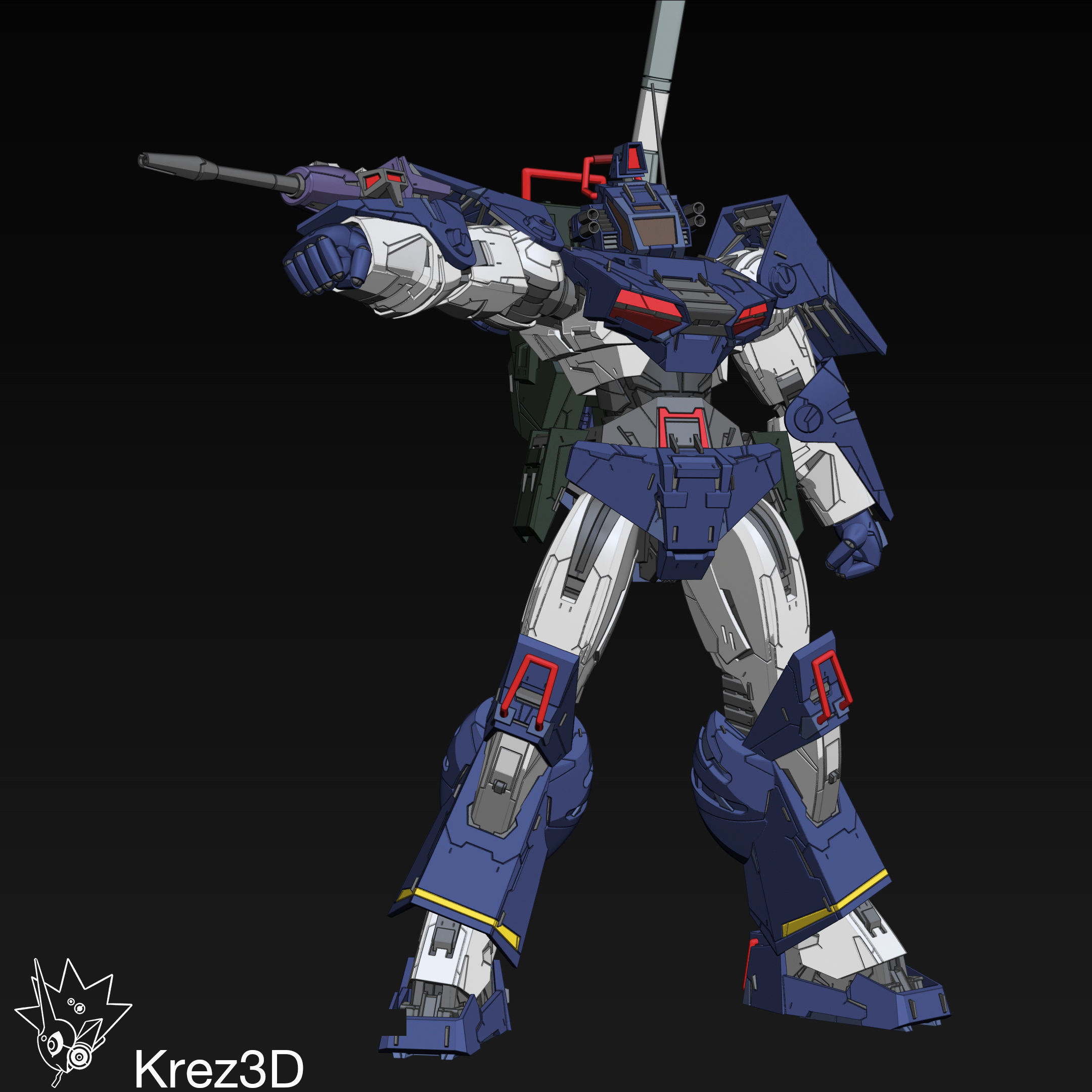 Dougram 3D model 3D printable | CGTrader