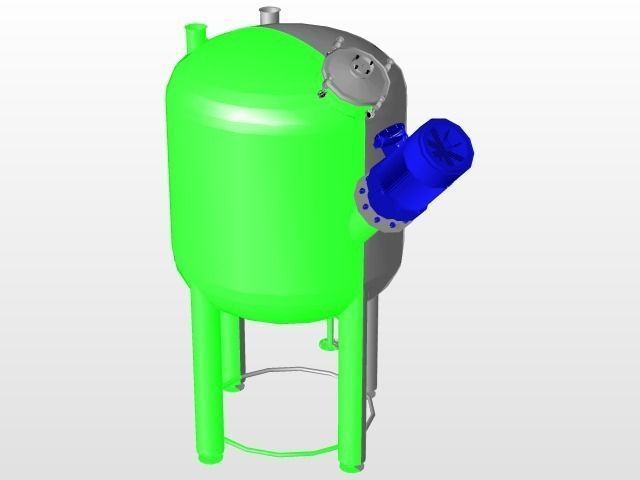 Mixer Tank free 3D model | CGTrader