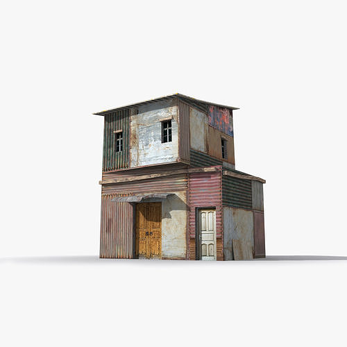 3D model Slum x27 VR / AR / low-poly | CGTrader