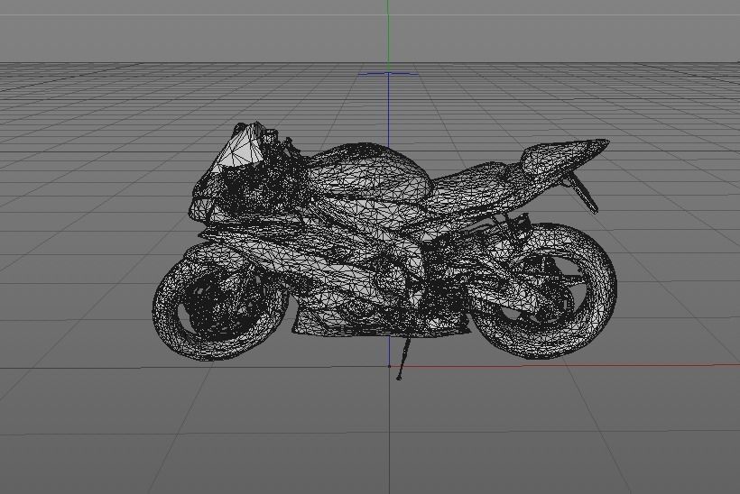 Motorcycle Yamaha 3D model | CGTrader