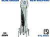 Blue Origin New Shepard Rocket -STL files for 3D printing 3D model 3D ...