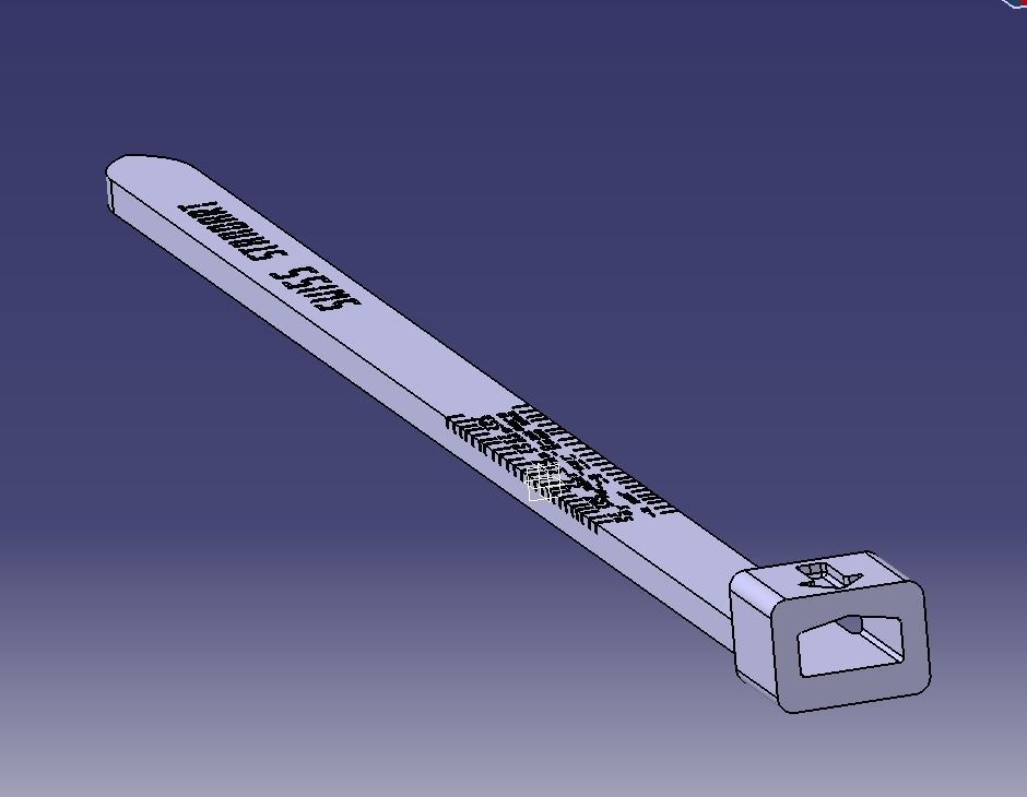 Swiss Finger Ring Sizer 3D model 3D printable | CGTrader