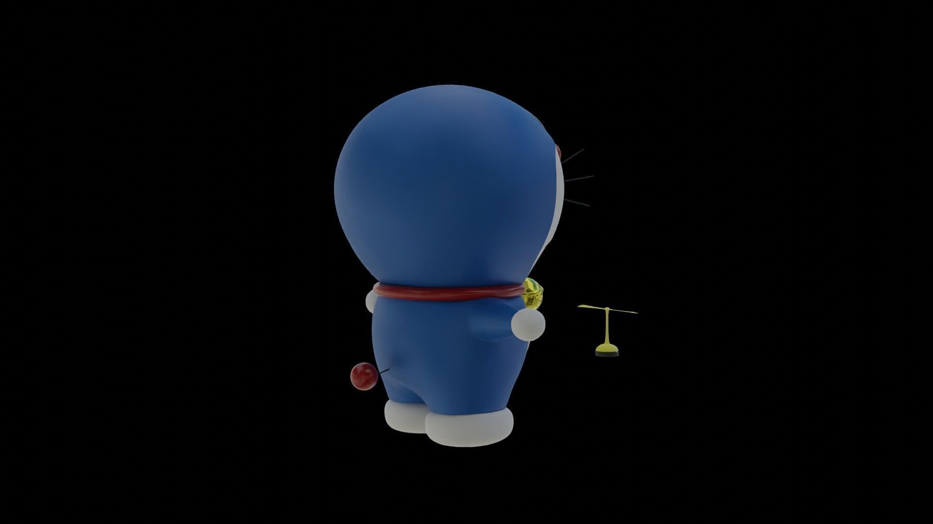 Doraemon 3D model animated rigged | CGTrader