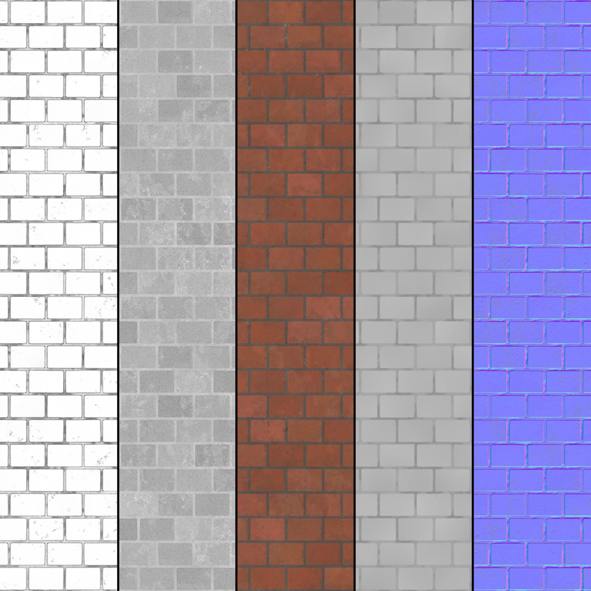 Texture MRF Bricks Set03 VR / AR / low-poly | CGTrader