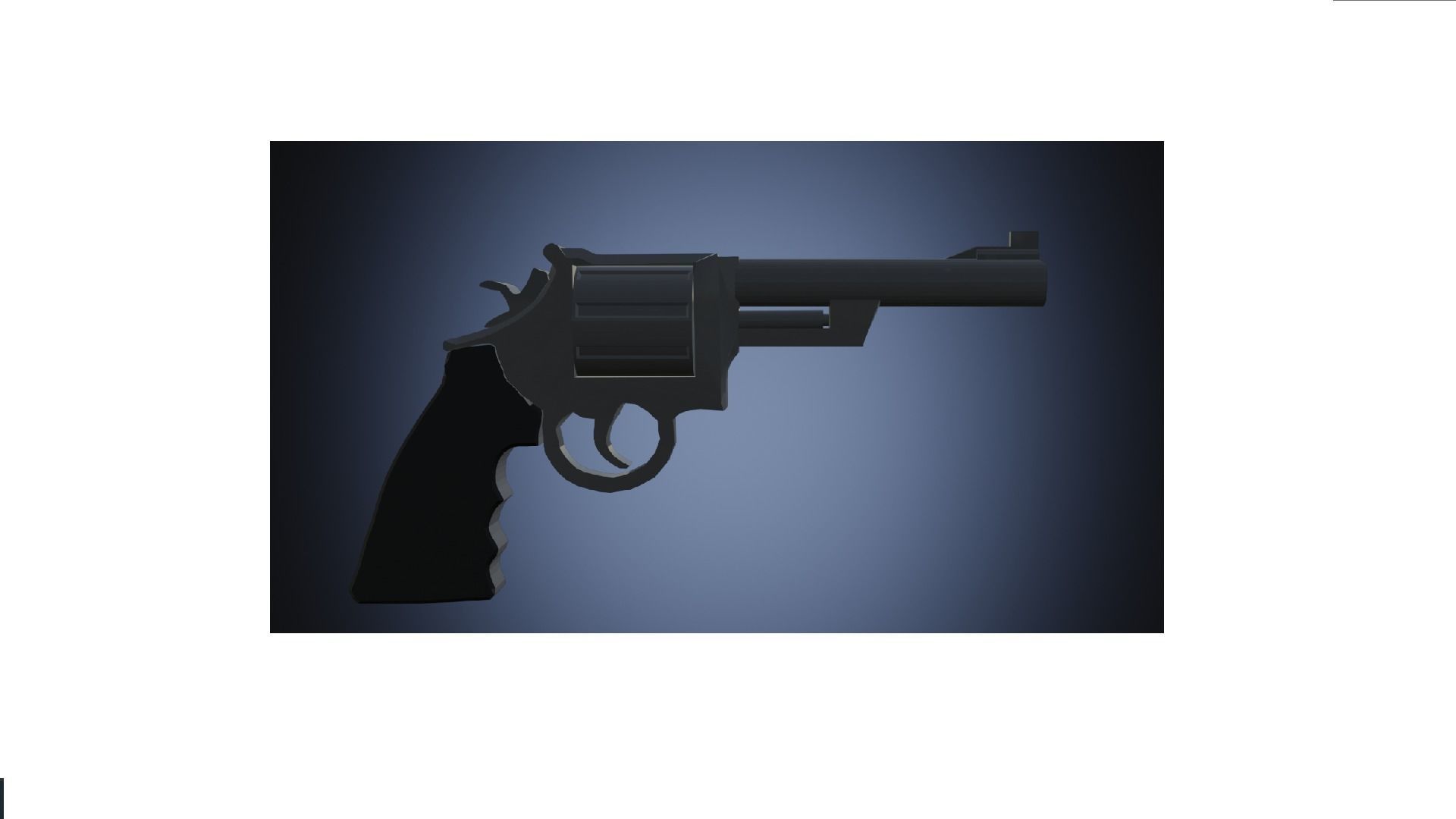 low-poly revolver free VR / AR / low-poly 3D model | CGTrader
