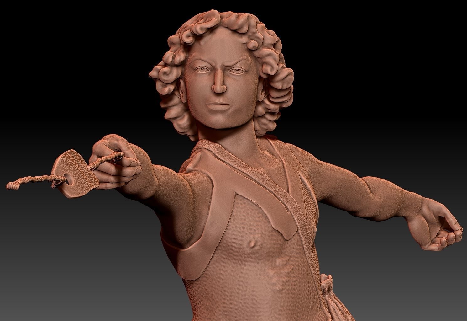 David and Goliath - splited 3D model 3D printable | CGTrader
