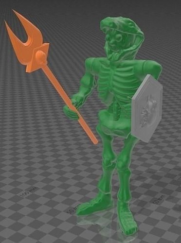 Underworld Warrior Snake 3D model 3D printable | CGTrader