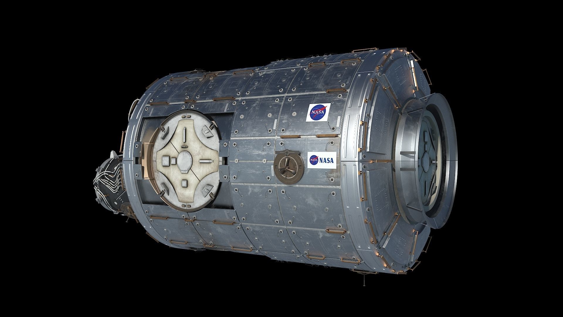 High quality 3D Model Harmony ISS module 3D model | CGTrader