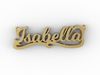 Isabella name plate 3D model 3D printable | CGTrader