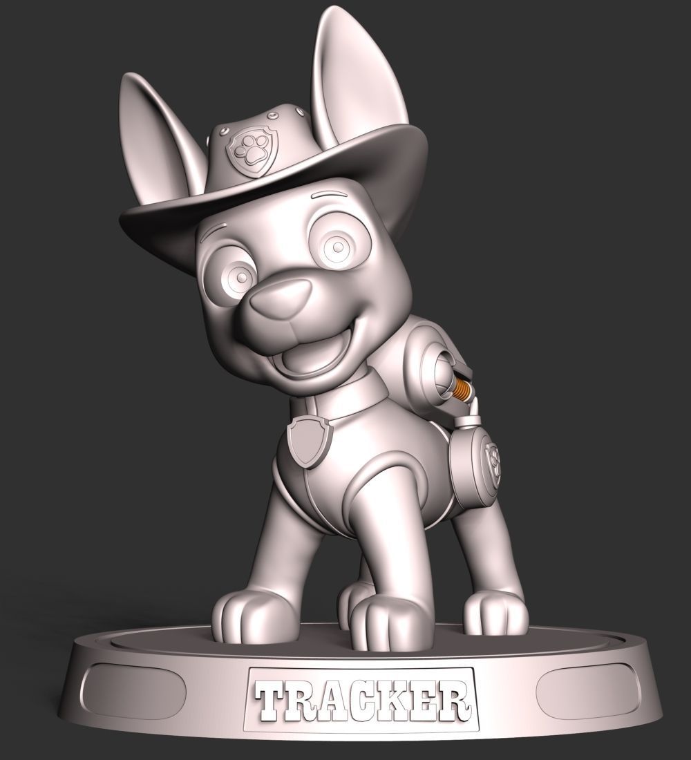 Tracker PAW Patrol 3D model 3D printable | CGTrader