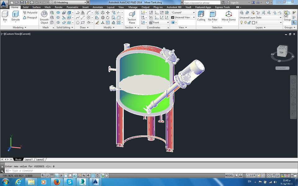Mixer Tank 1 free 3D model | CGTrader