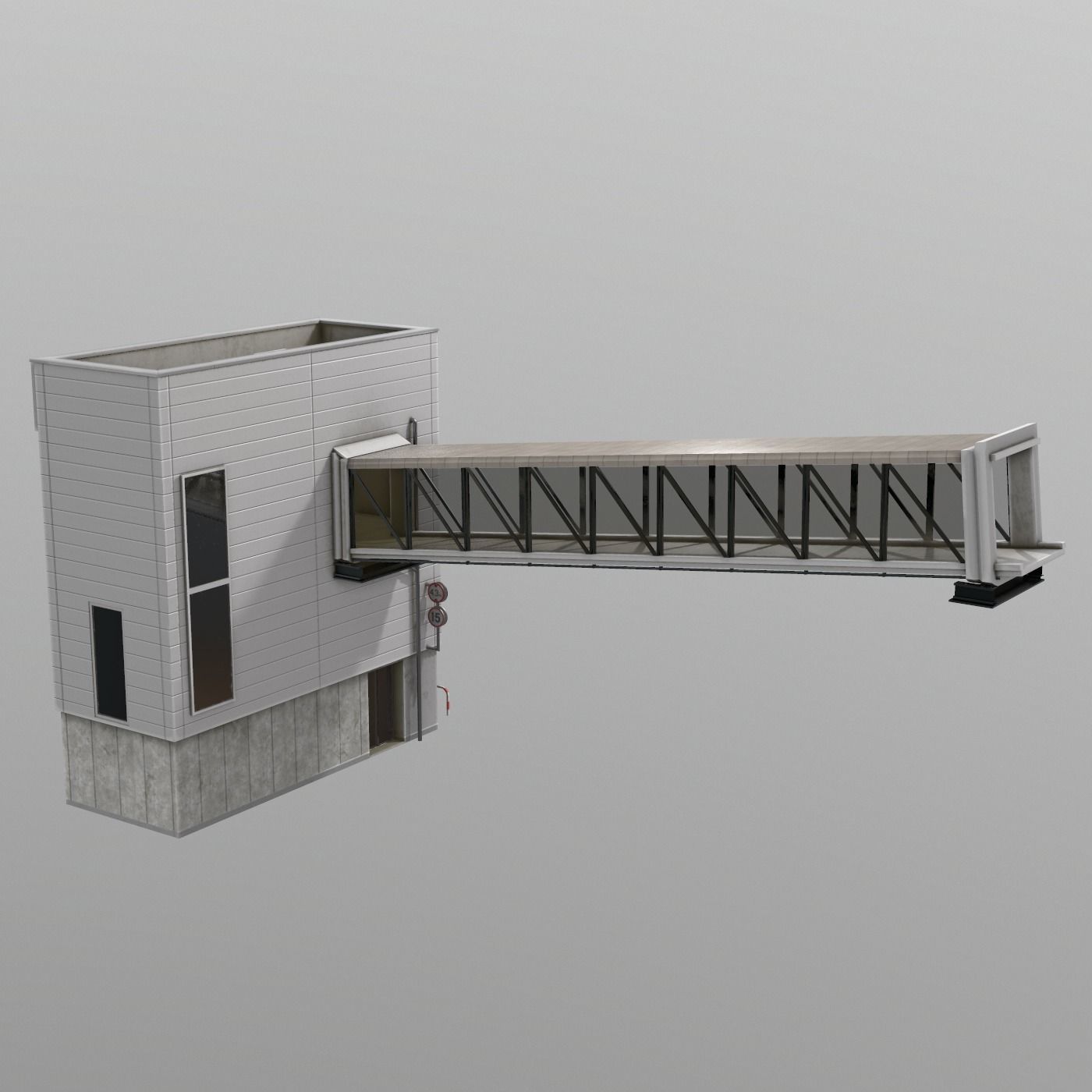 3D model Airport Jet Bridge VR / AR / low-poly | CGTrader