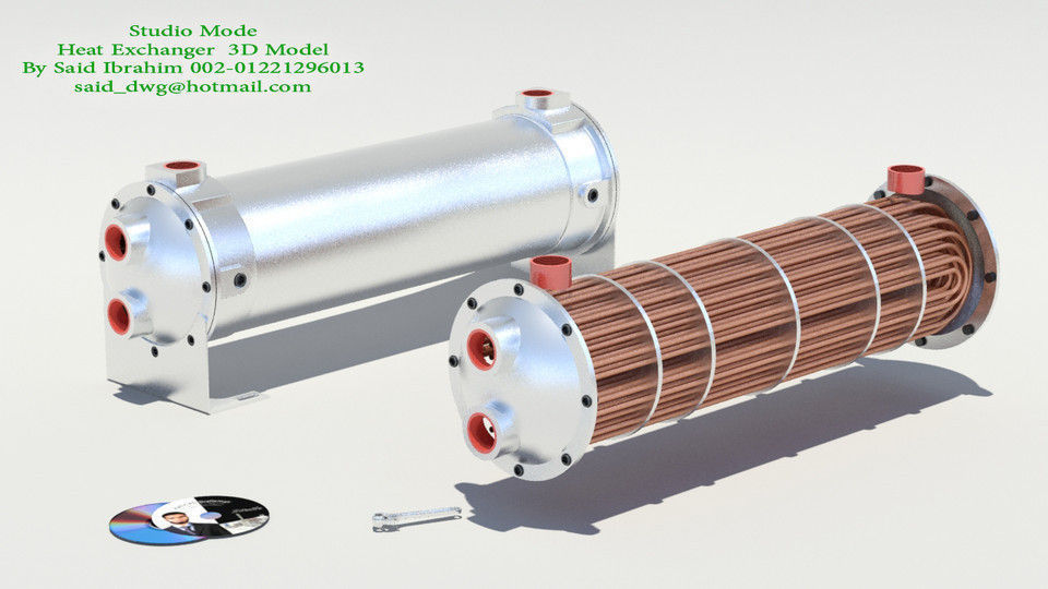 Heat Exchanger free 3D model | CGTrader