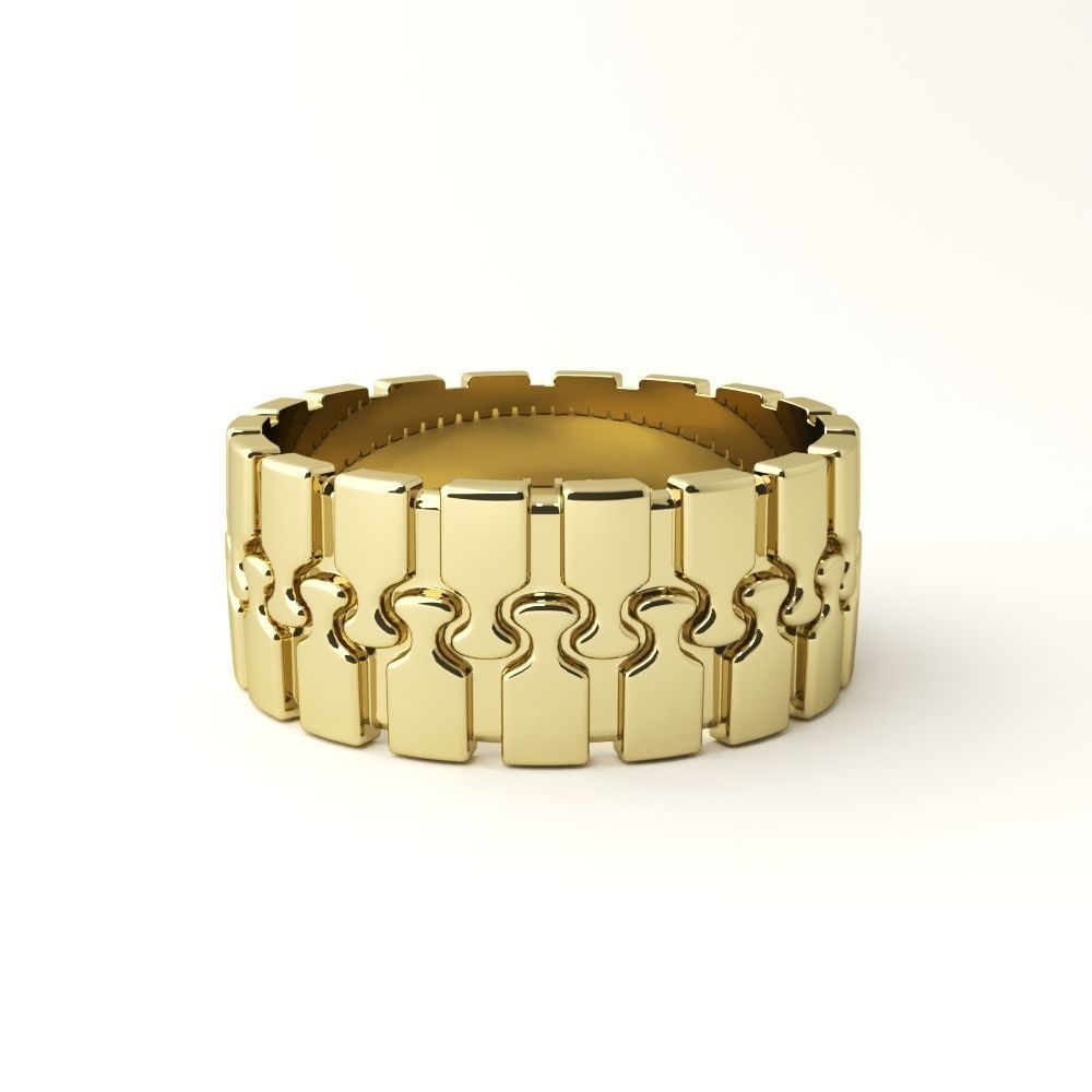 Zip Ring 3D model 3D printable | CGTrader