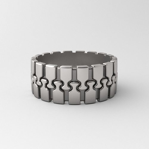 Zip Ring 3D model 3D printable | CGTrader