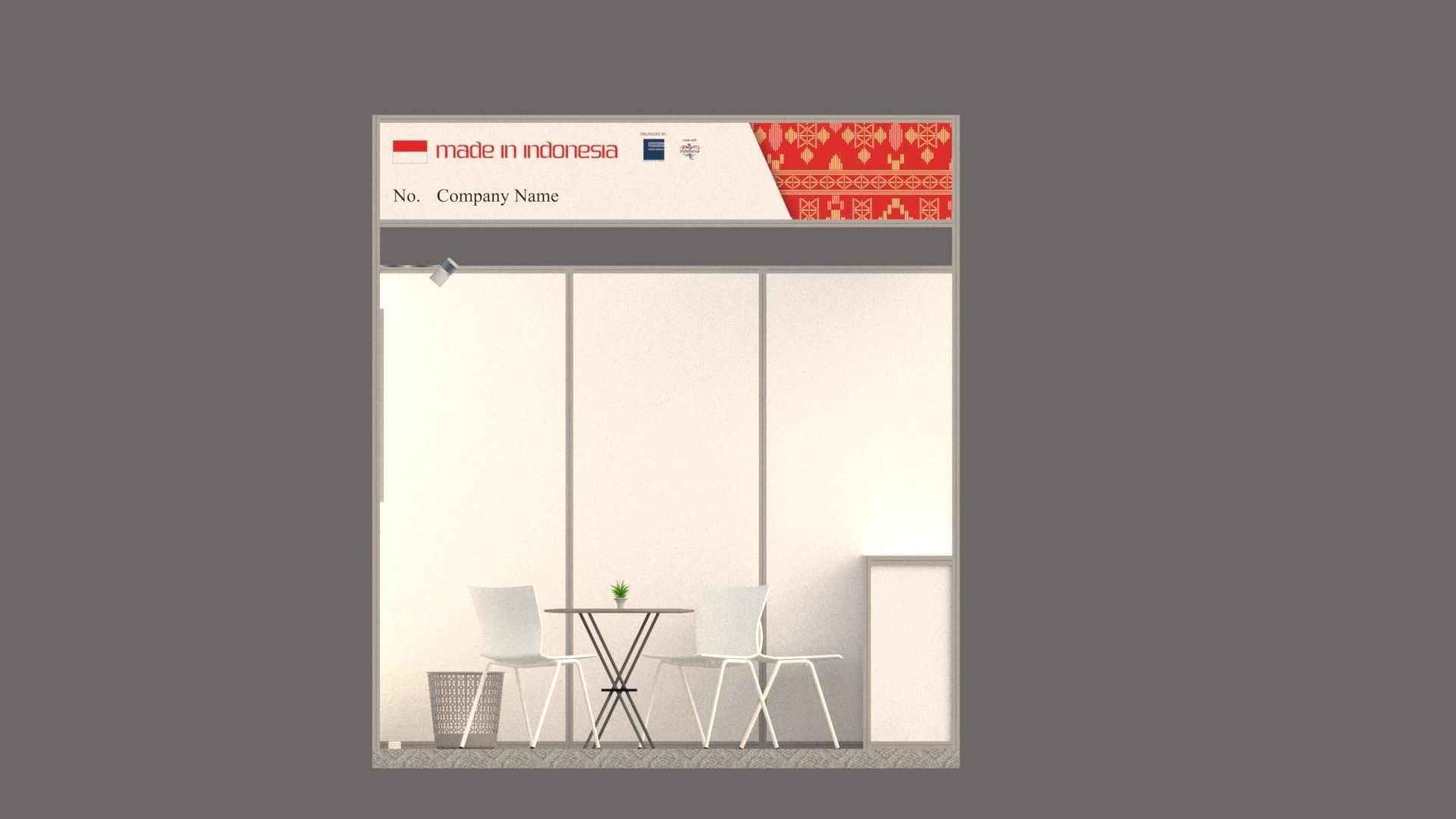 3D model Exhibition Standard Booth Design VR / AR / low-poly | CGTrader