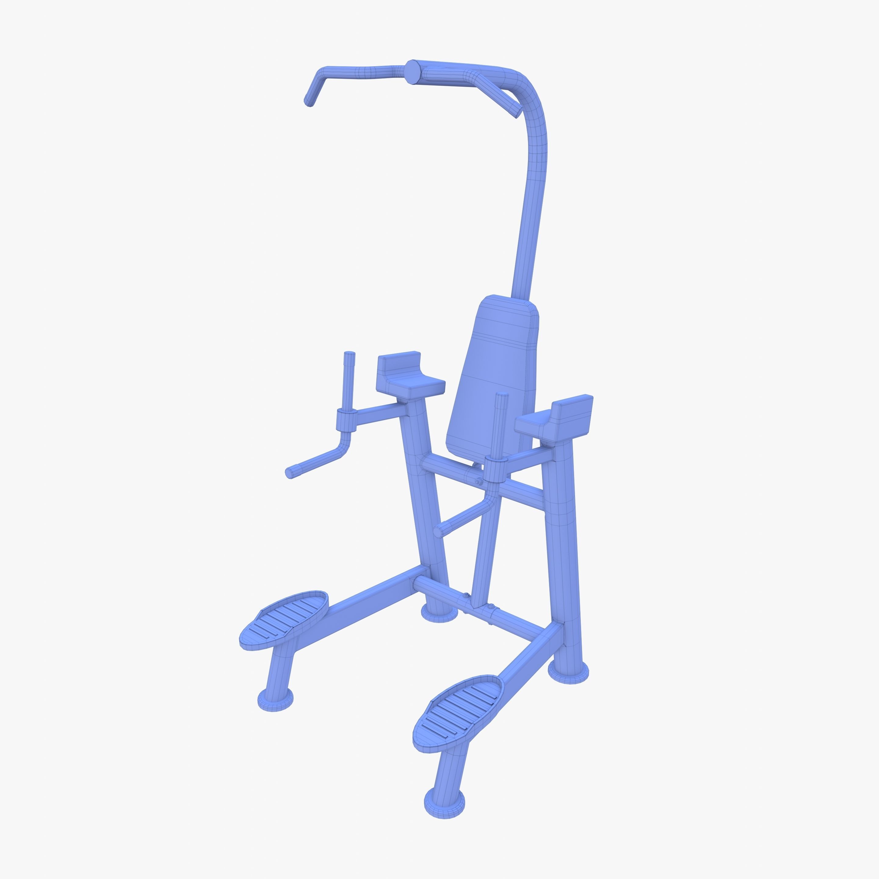 Chin up and dip station v1 3D model | CGTrader