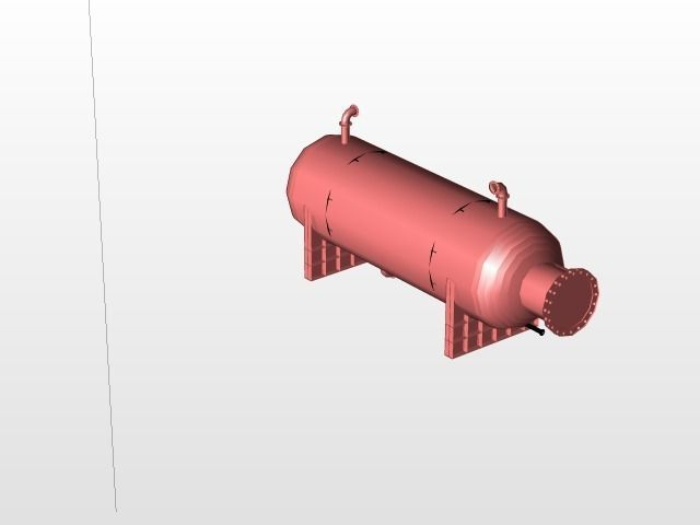Separator Oil and Gas free 3D model | CGTrader