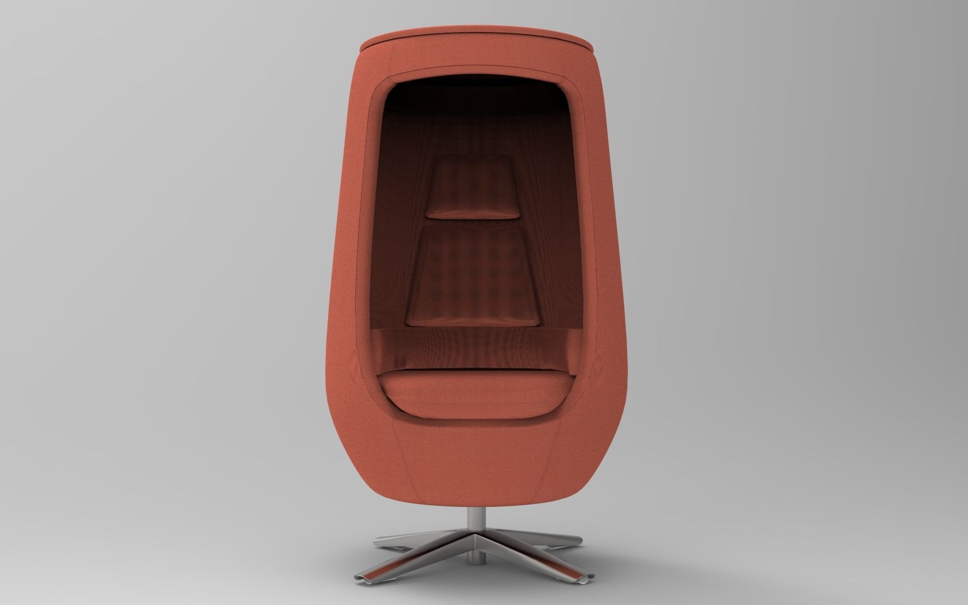Capsule Lounge Chair 3D model | CGTrader
