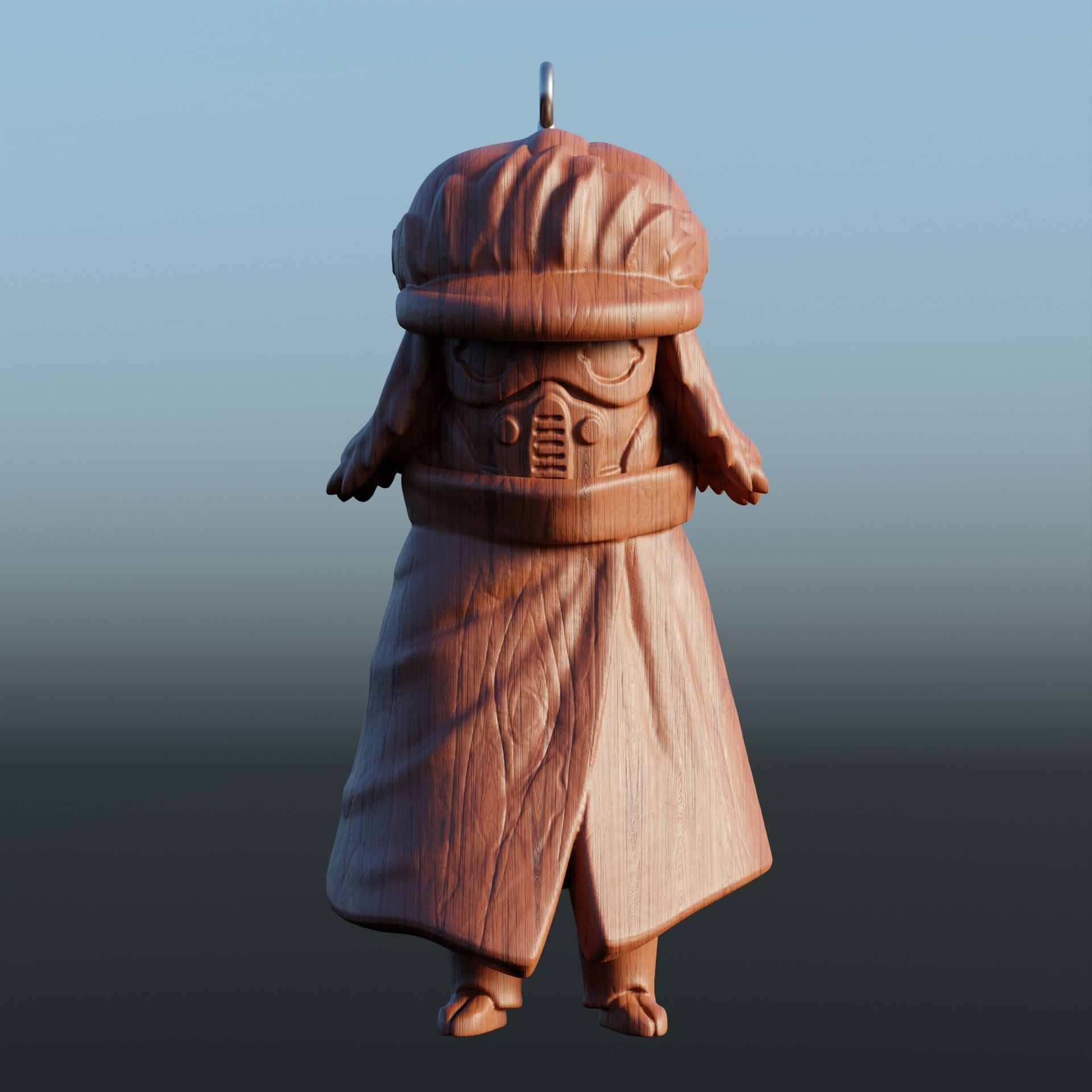 wooden Charon 78 keycharm for 3d printing 3D model 3D printable | CGTrader