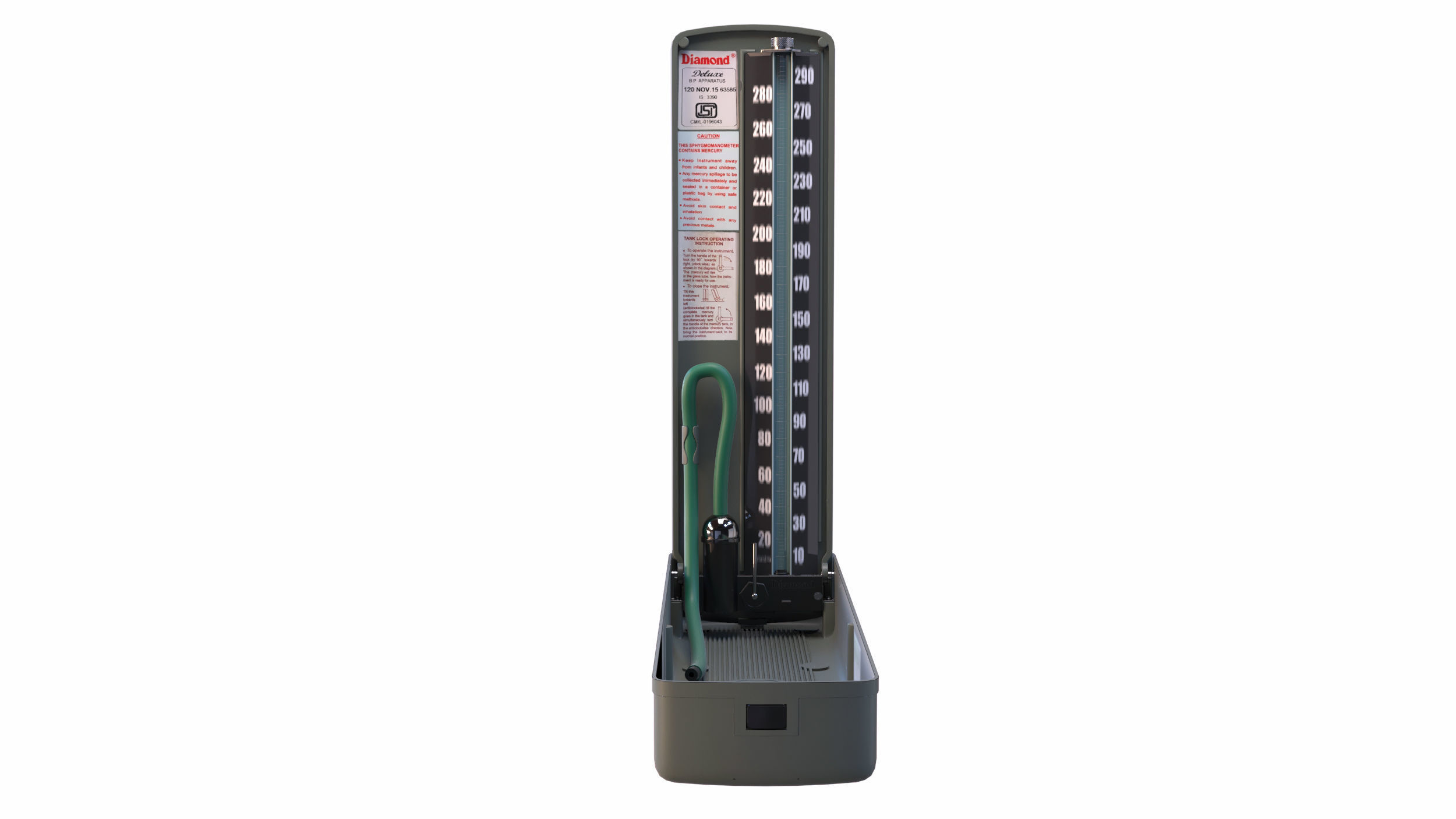 Mercury Sphygmomanometer 3D model | CGTrader