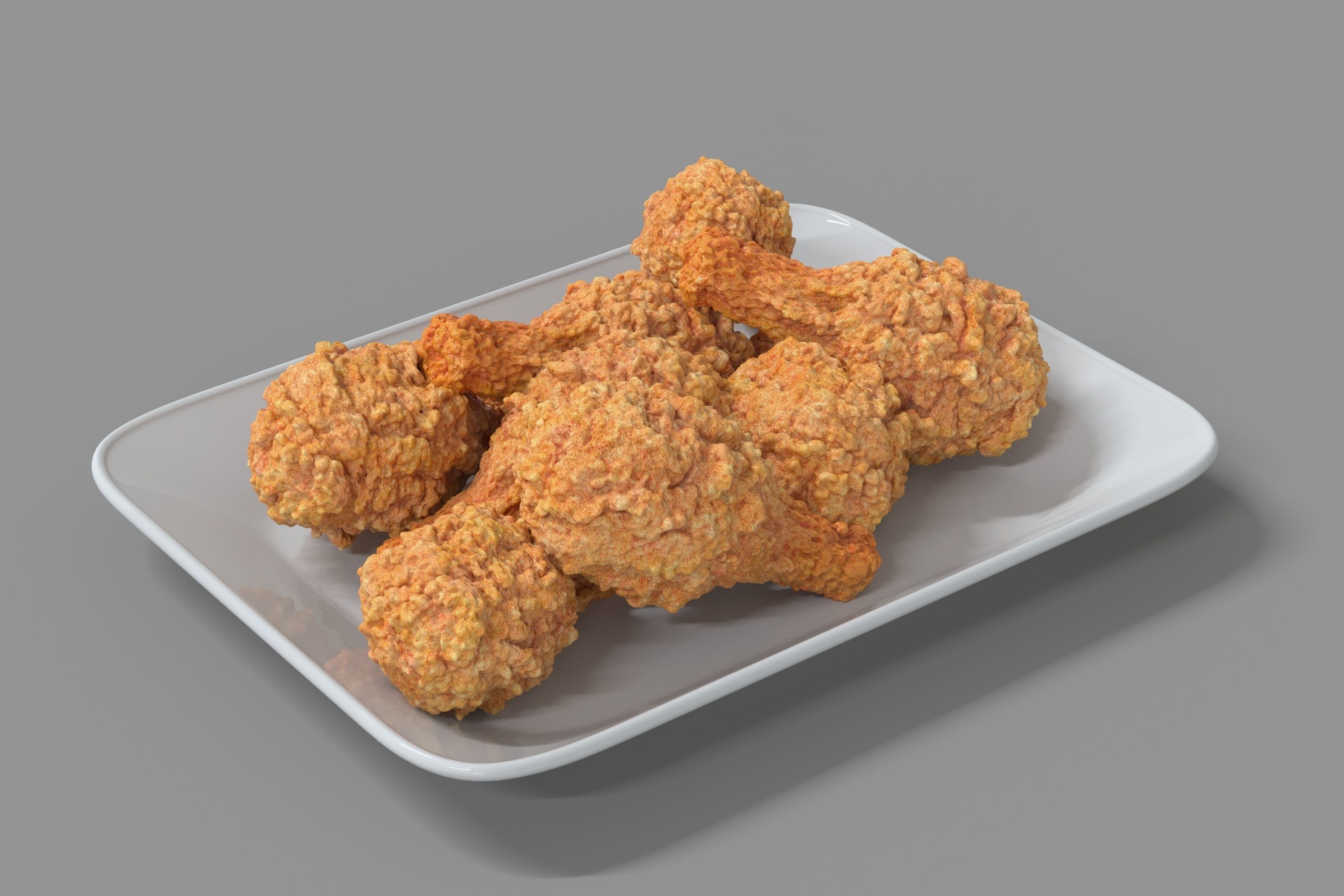 Fried Chicken 3D model | CGTrader
