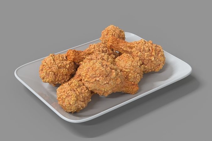 Fried Chicken 3D model | CGTrader