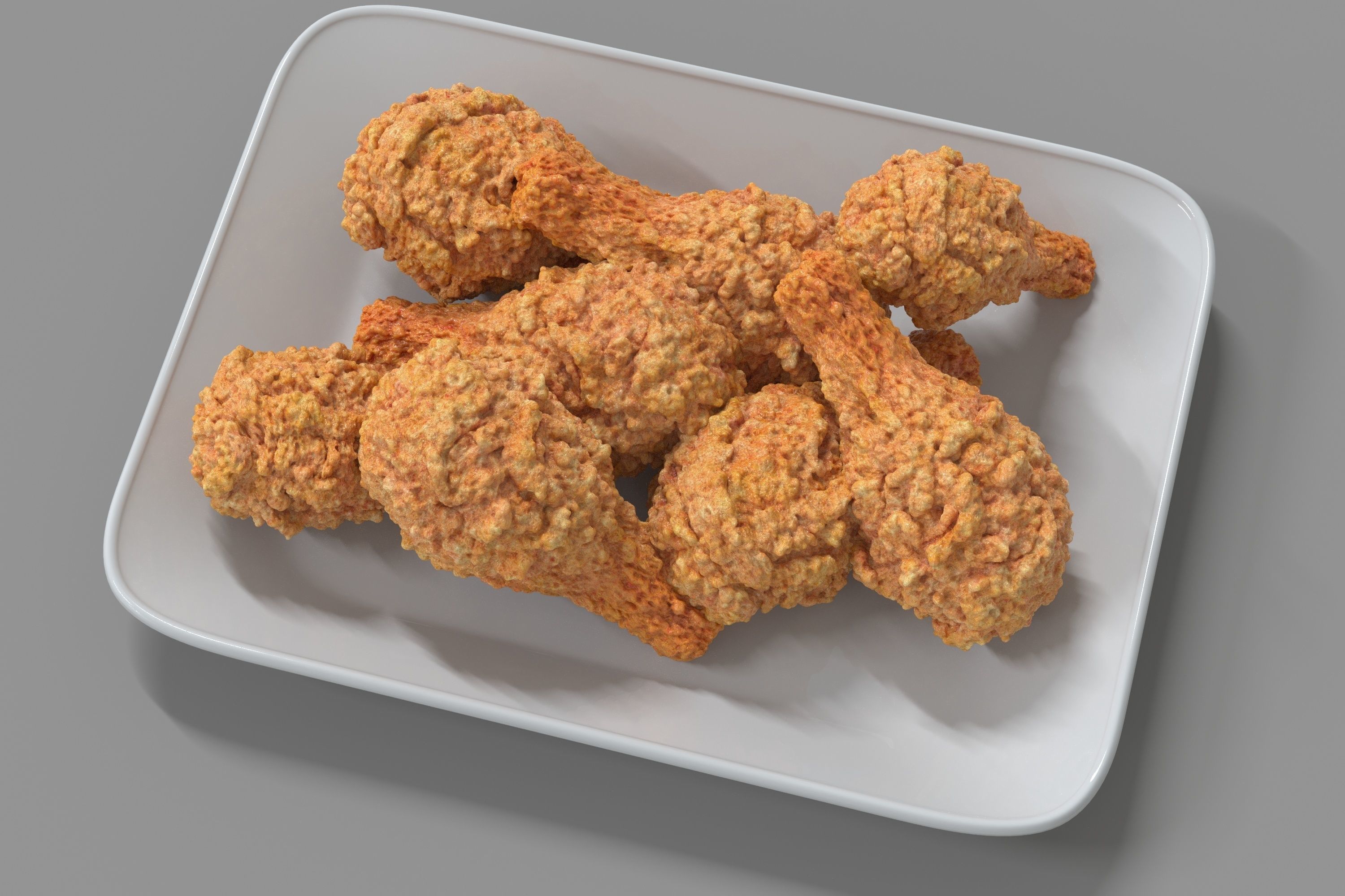 Fried Chicken 3D model | CGTrader