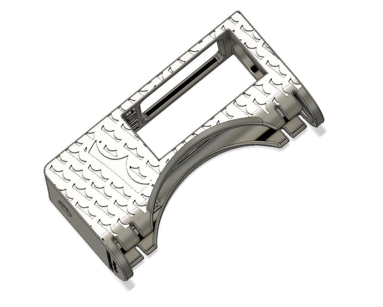 Boro Mechanical Mod with Single 18650 battery 3D model 3D printable ...