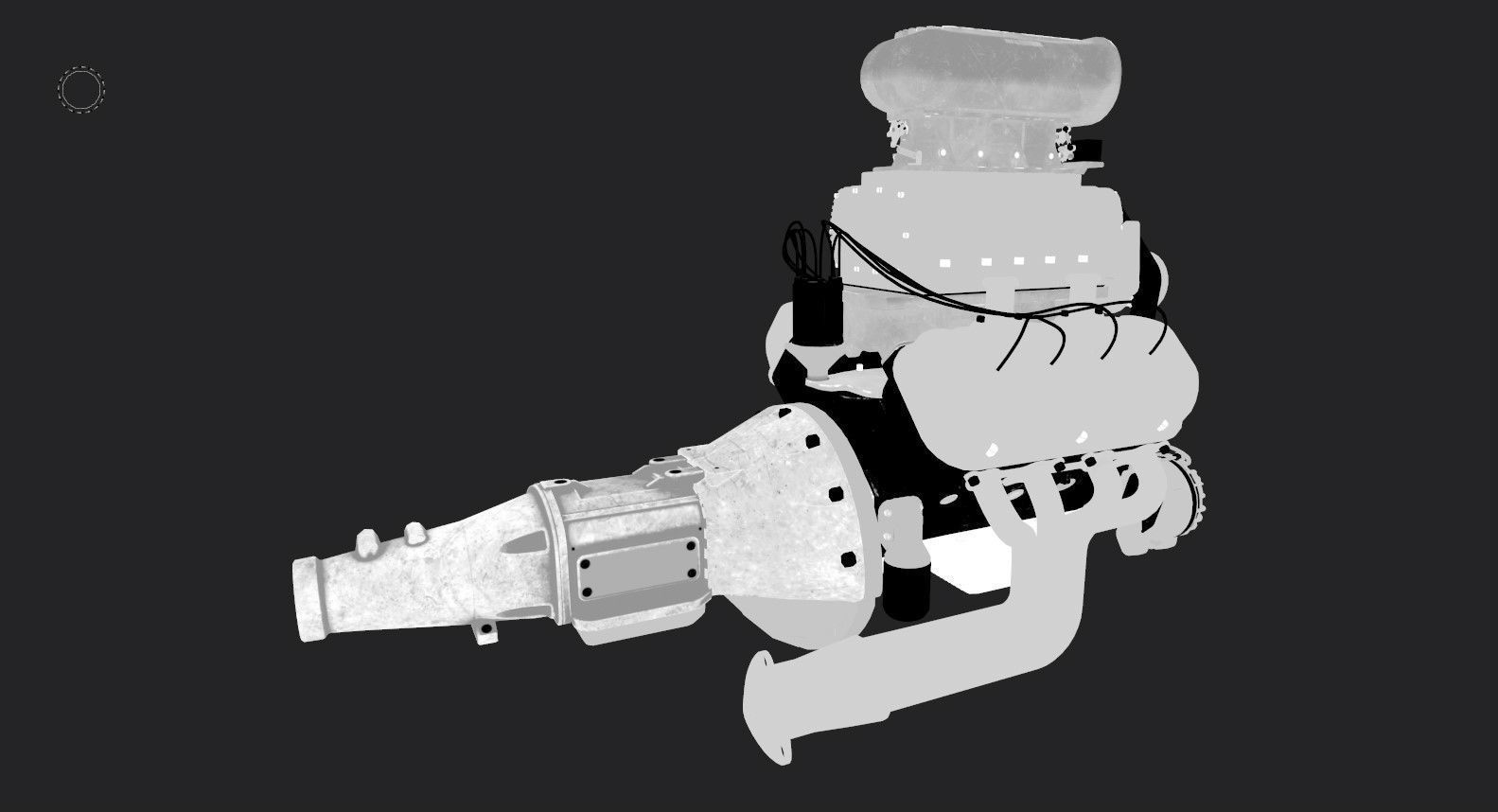 3D model Hemi gasser V8 engine VR / AR / low-poly | CGTrader