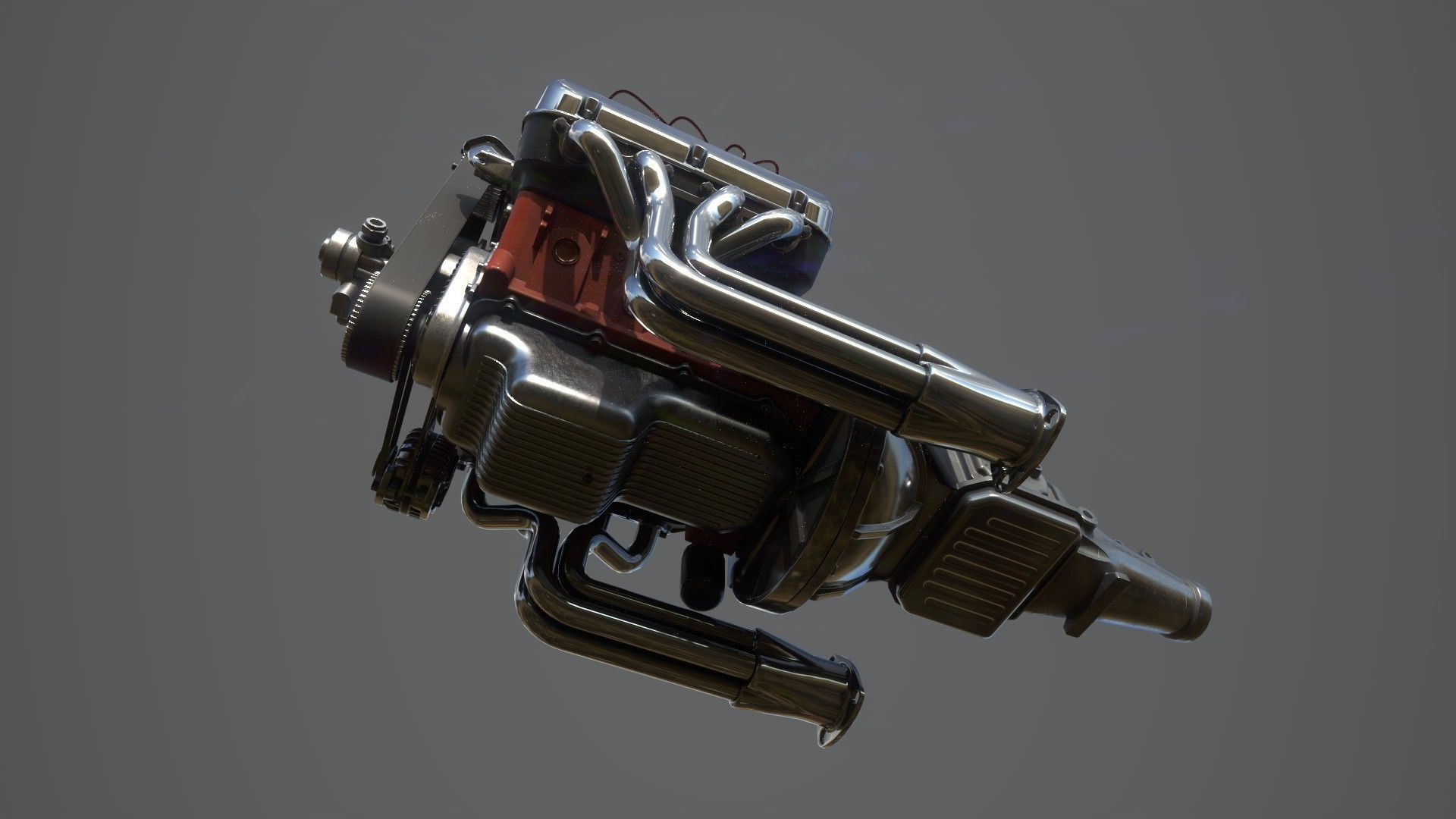 3D model Hemi gasser V8 engine VR / AR / low-poly | CGTrader