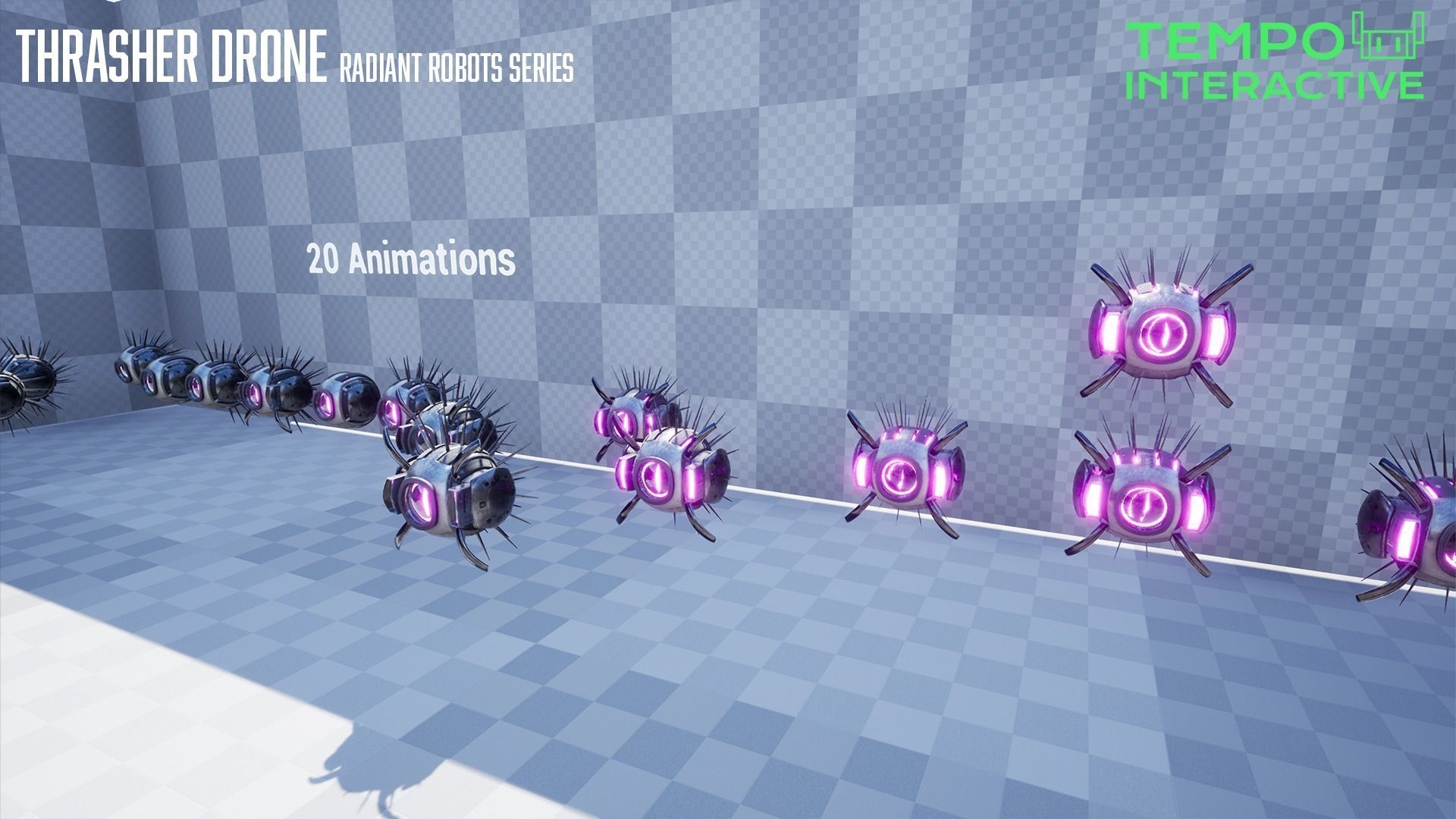 3D model Thrasher - Radiant Robots Series VR / AR / low-poly | CGTrader