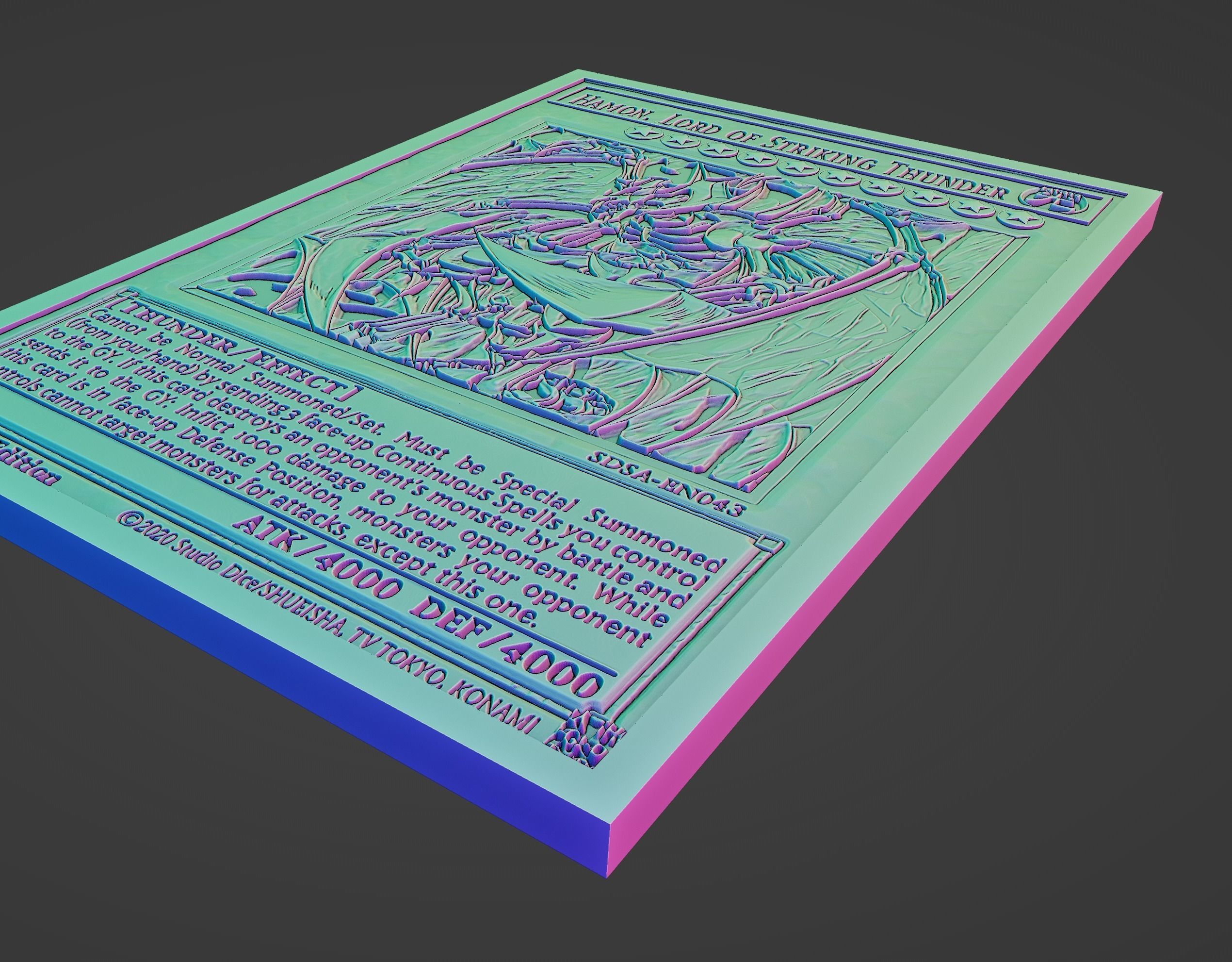uria raviel and hamon lords - yugioh 3D model 3D printable | CGTrader