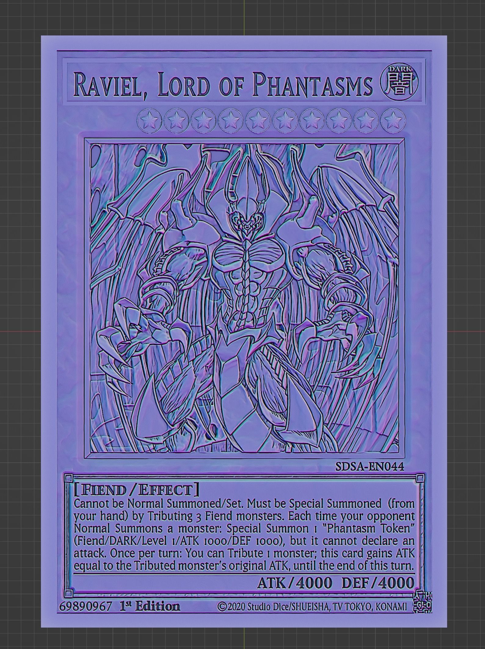 uria raviel and hamon lords - yugioh 3D model 3D printable | CGTrader