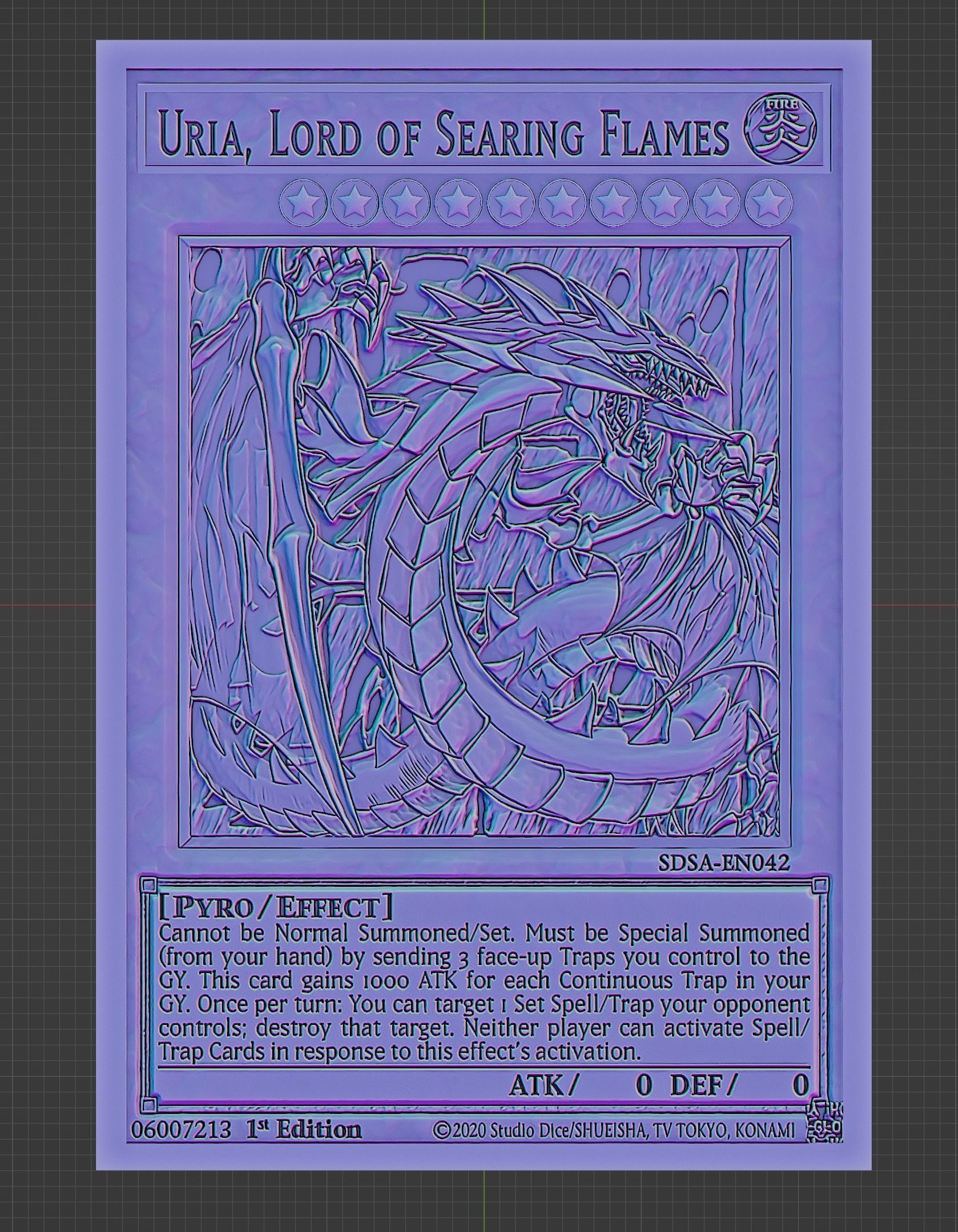 uria raviel and hamon lords - yugioh 3D model 3D printable | CGTrader