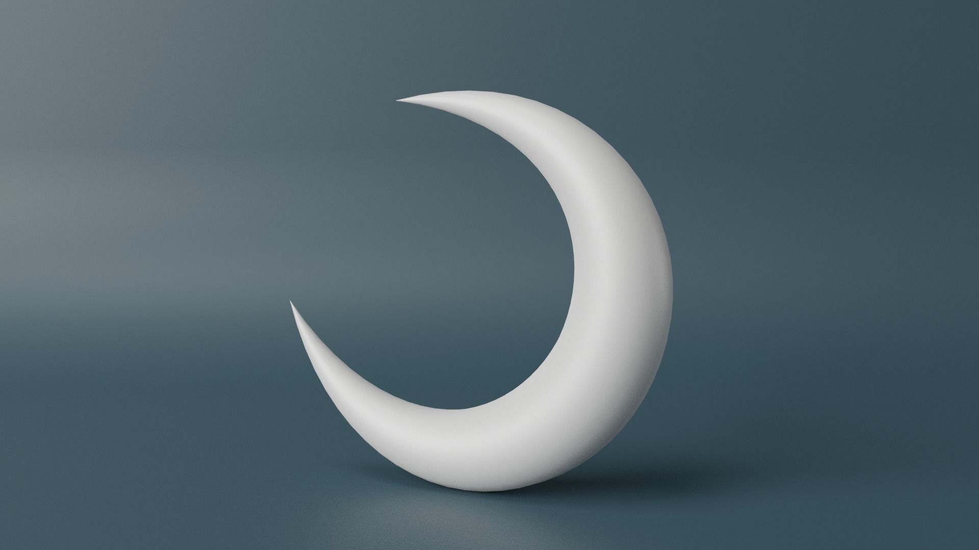 3D model Crescent Moon VR / AR / low-poly | CGTrader