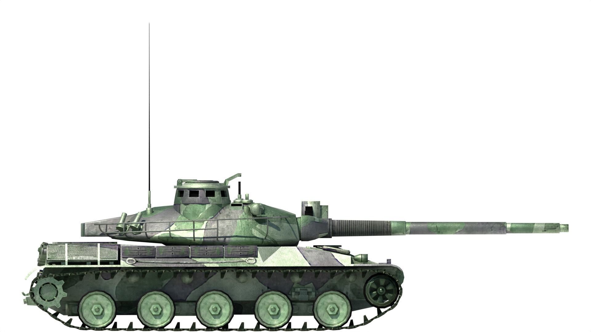 3D model AMX-30 Tank VR / AR / low-poly | CGTrader