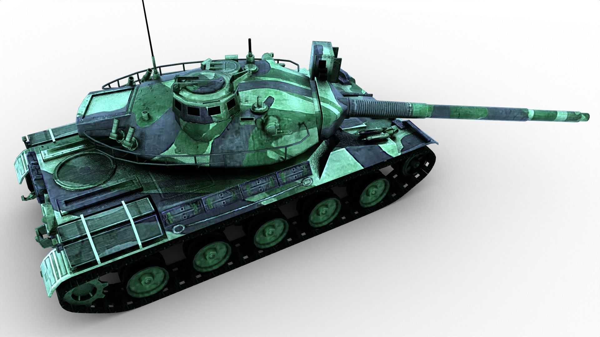 3D model AMX-30 Tank VR / AR / low-poly | CGTrader