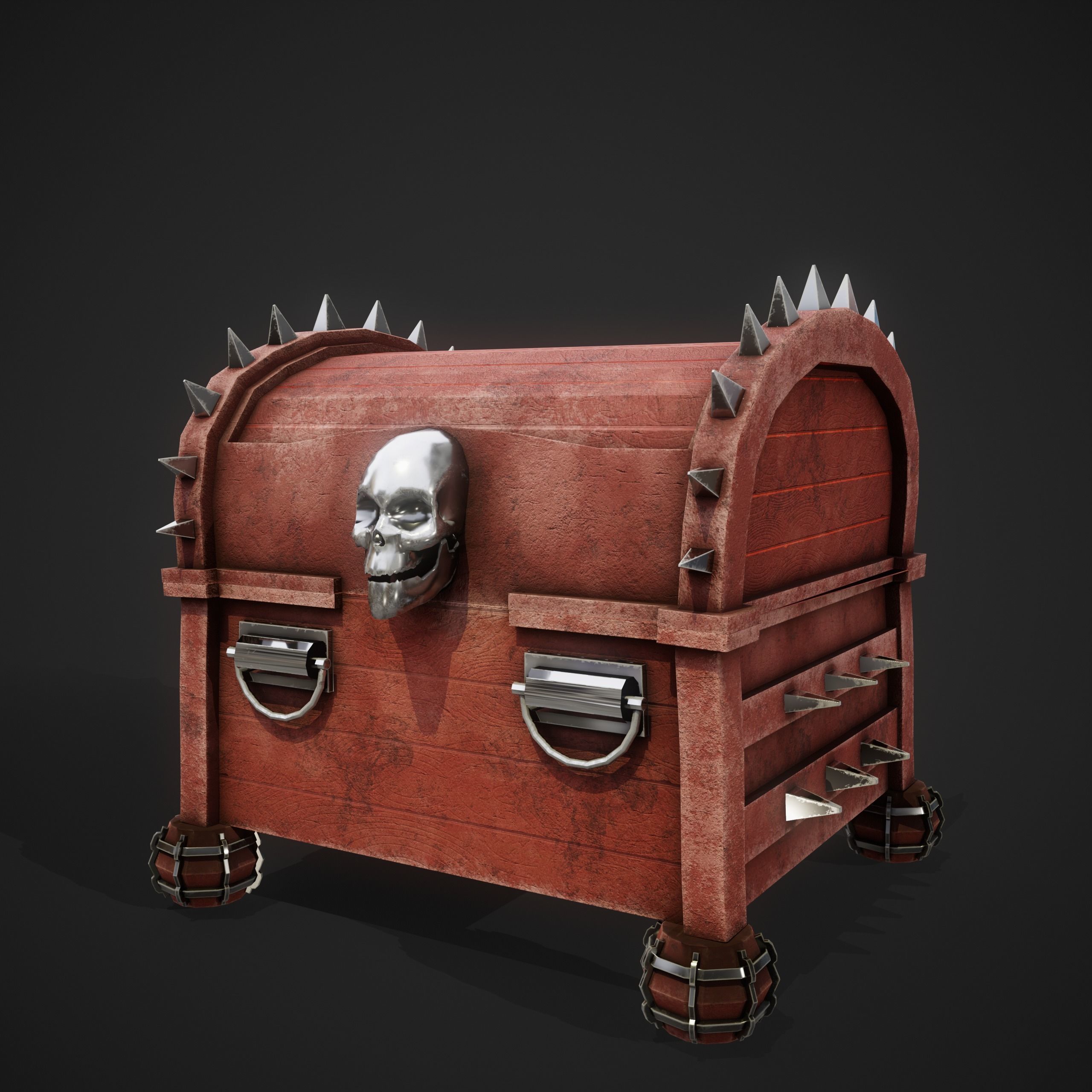 3D model 3D Treasure box With PBR texture VR / AR / low-poly | CGTrader