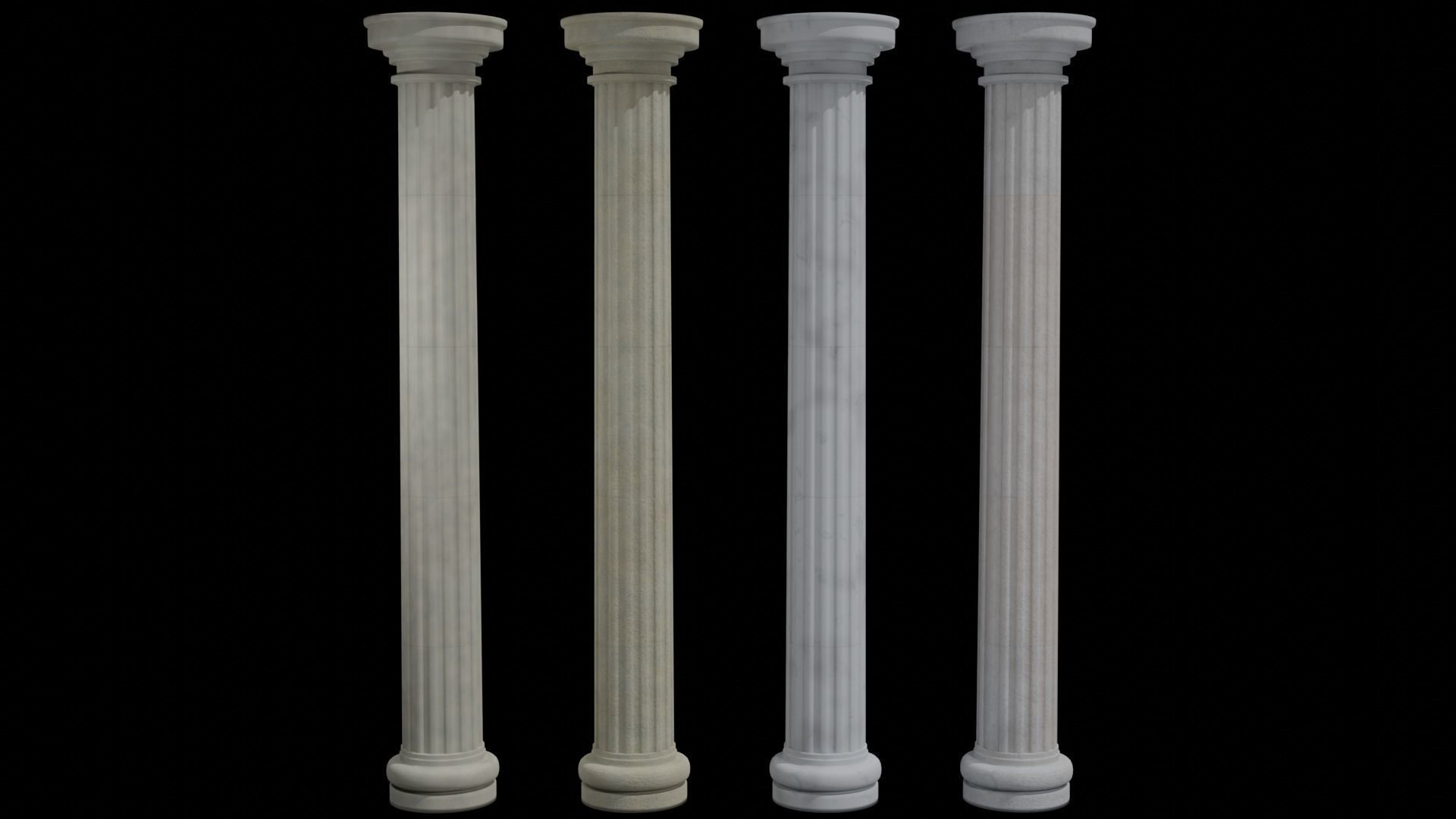 Roman Pillar Model 3D model | CGTrader