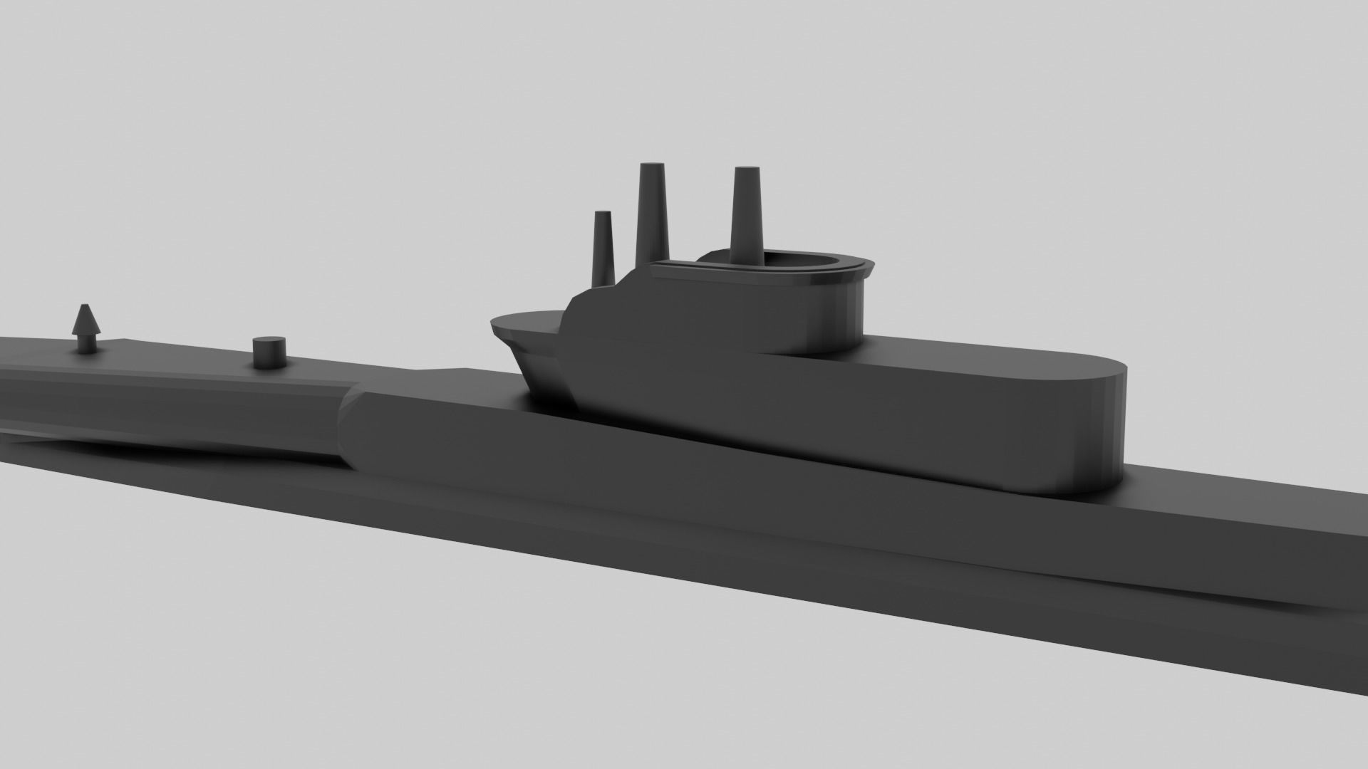 HMS Thrasher and Shark Bundle - Model for small scale printing 3D model ...