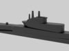 HMS Thrasher and Shark Bundle - Model for small scale printing 3D model ...