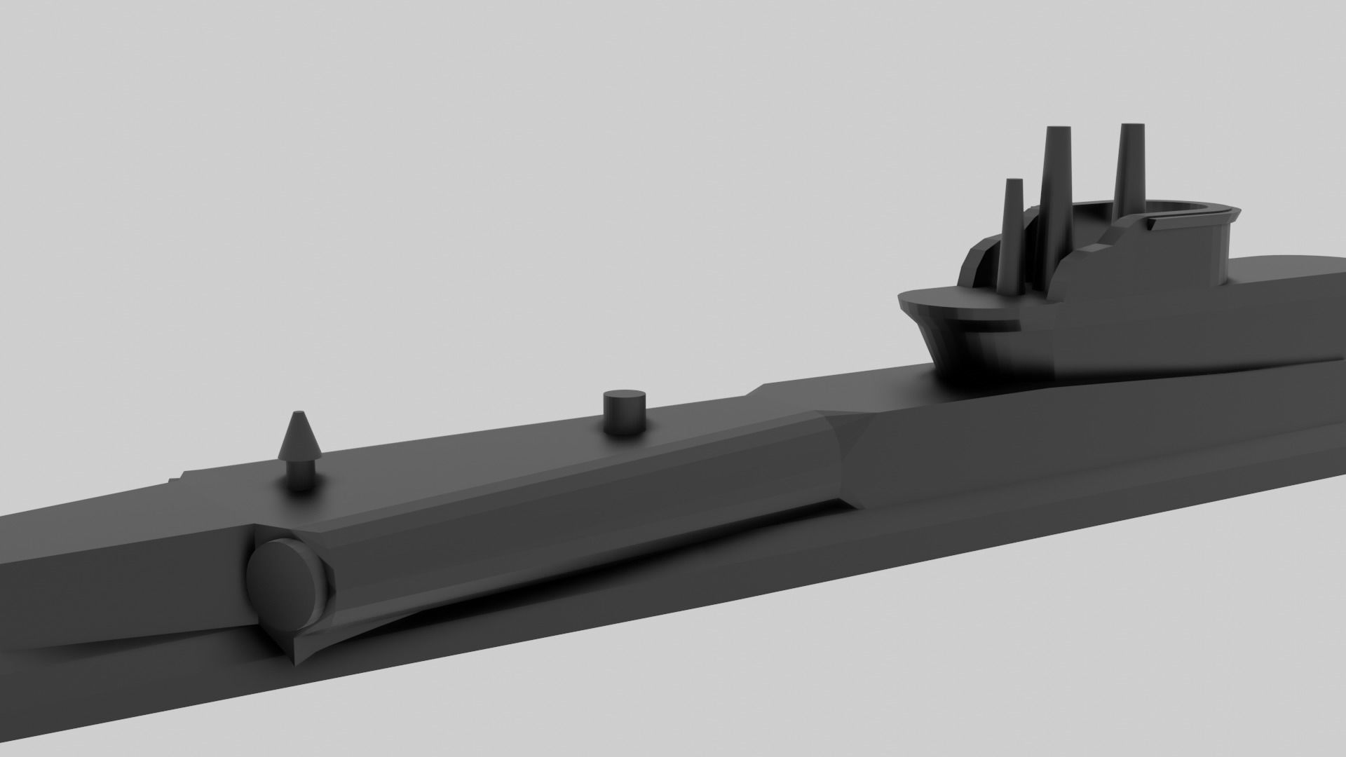 HMS Thrasher and Shark Bundle - Model for small scale printing 3D model ...