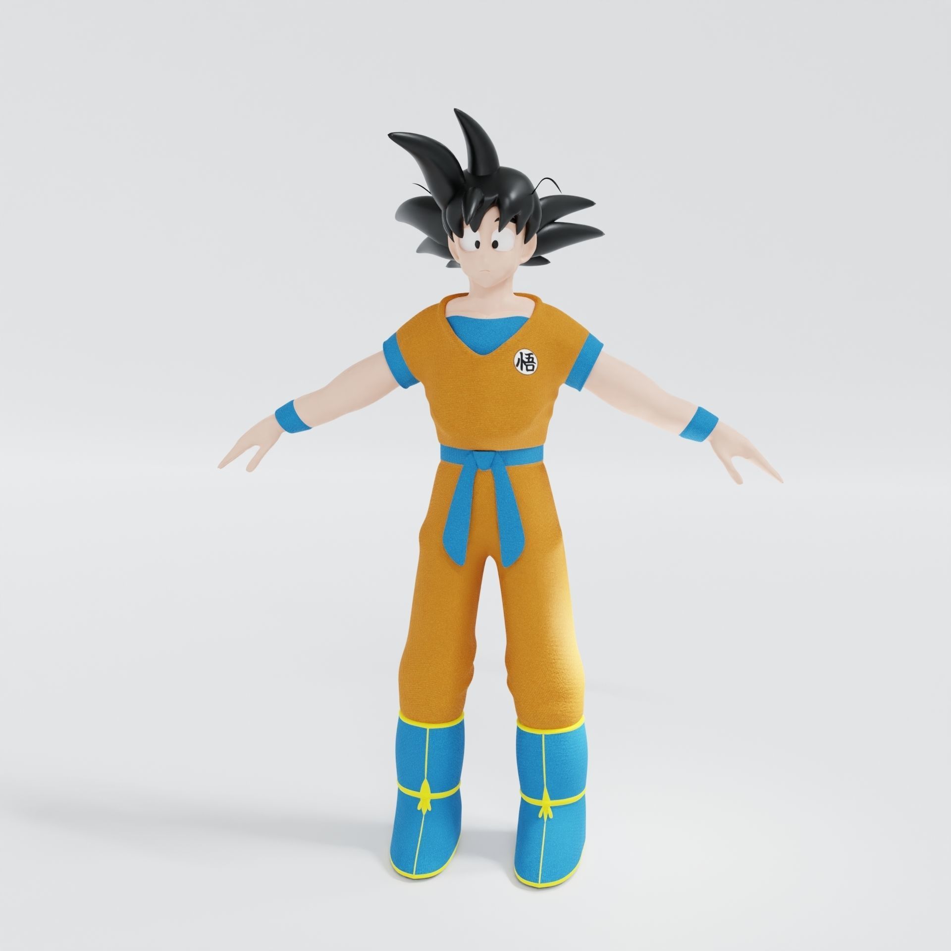 Son Goku DragonBall Z 3D model animated | CGTrader