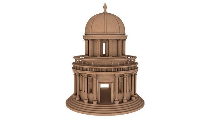 Rotunda building 3D model | CGTrader
