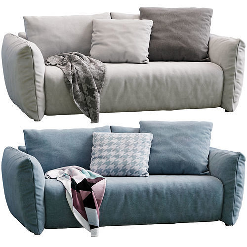 Sofa Scott By Meridiani 3D model | CGTrader