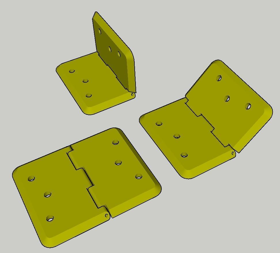 Aerodynamic Hinge 3D model 3D printable | CGTrader